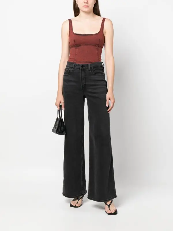 Patrizia Pepe Panelled Denim Top
