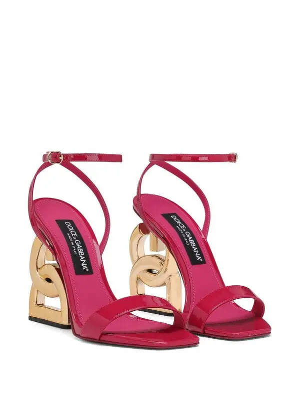 Dolce & Gabbana Keira 105mm Dg-heel Sandals - Red
