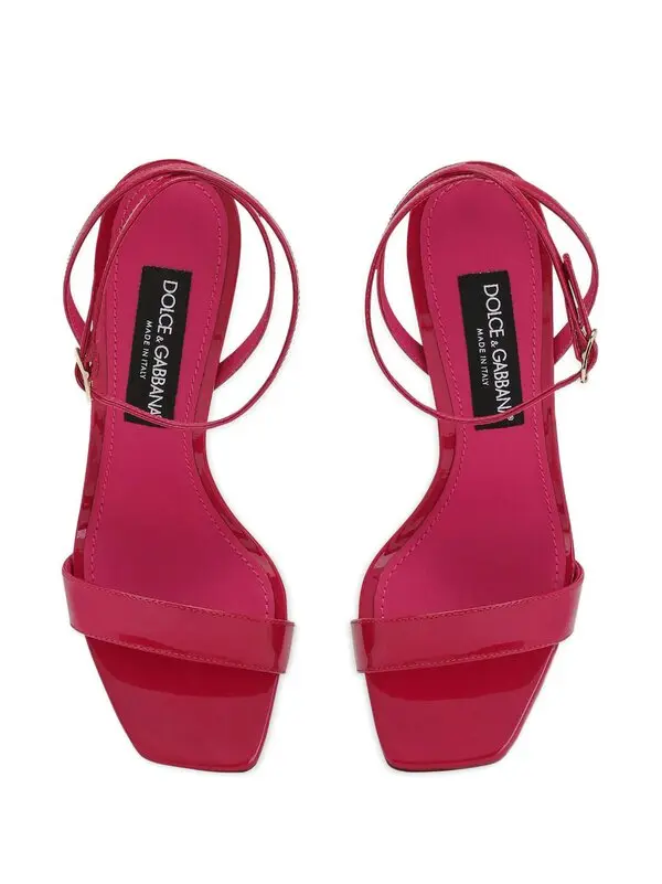 Dolce & Gabbana Keira 105mm Dg-heel Sandals - Red