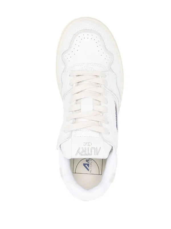 AUTRY Medalist Low-top Leather Sneakers - White