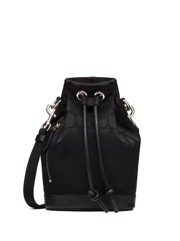 Valentino Garavani Iconographe Mini Bucket Bag - Black