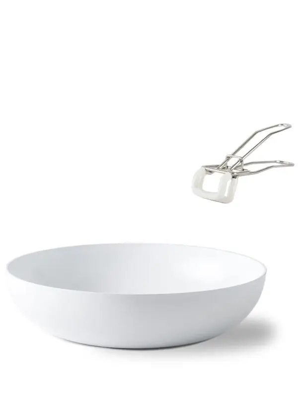 KNINDUSTRIE Porcelain Pasta Pan - White