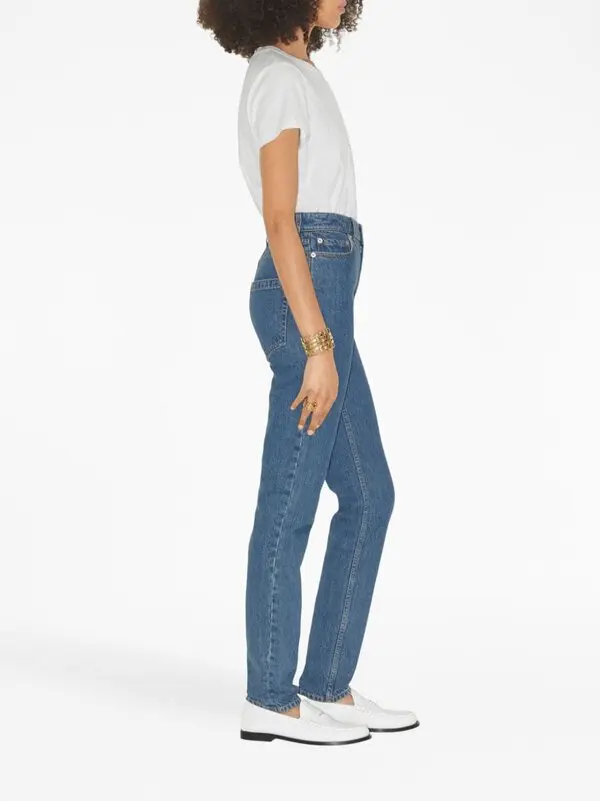 Burberry High-waisted Slim-fit Jeans