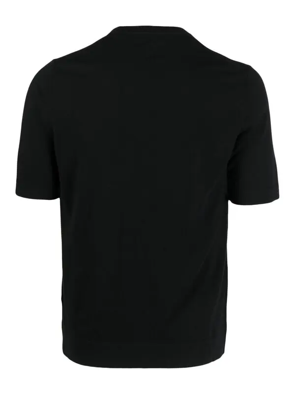 BALLANTYNE Short-sleeve Cotton T-shirt - Black