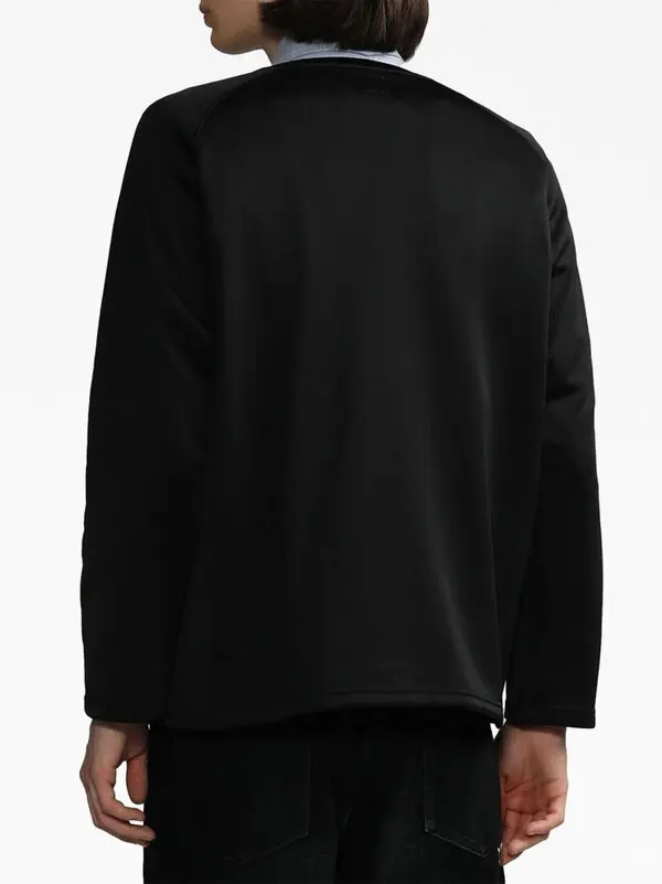 Needles Logo-embroidered Buttoned Cardigan - Black
