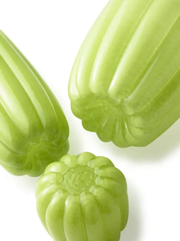 POLSPOTTEN Large Melon Glass Vase