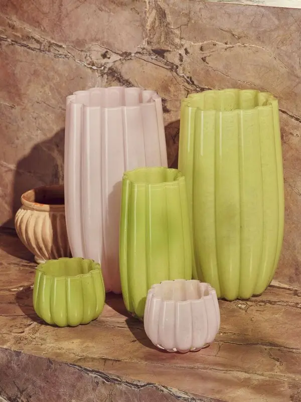 POLSPOTTEN Melon Glass Vase
