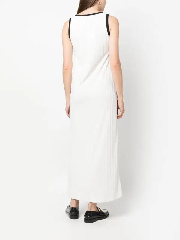 Viktor & Rolf Contrasting-trim Ribbed-knit Dress