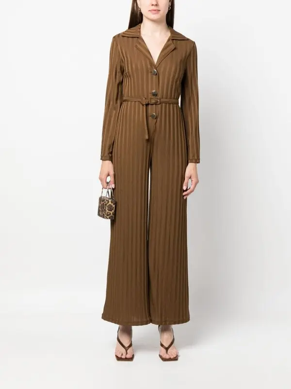 Viktor & Rolf Ribbed-knit Cotton Jumpsuit
