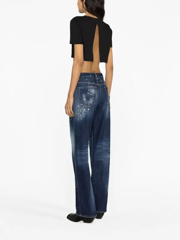 Dsquared2 Paint Splatter Denim Jeans