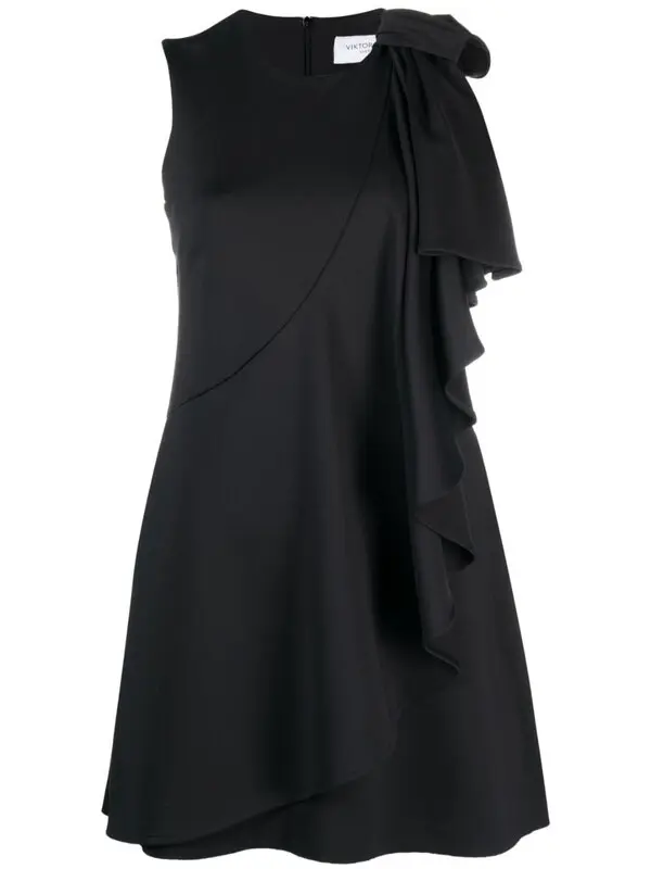 Viktor & Rolf Bow Volant Mini Dress