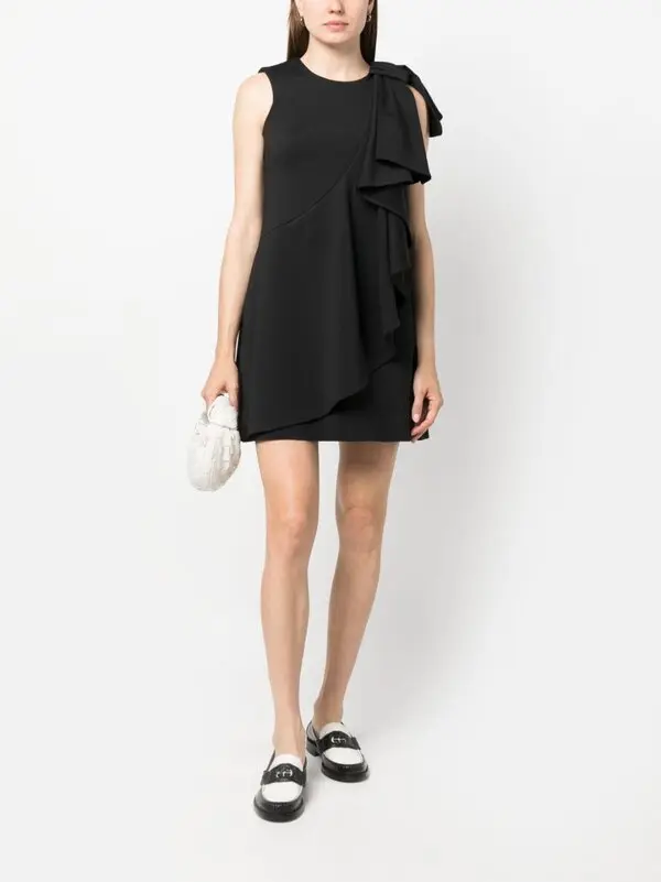 Viktor & Rolf Bow Volant Mini Dress