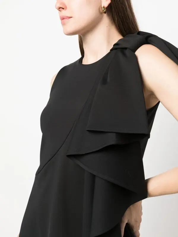 Viktor & Rolf Bow Volant Mini Dress