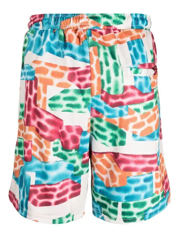 MARKET Building Blocks Logo-print Shorts