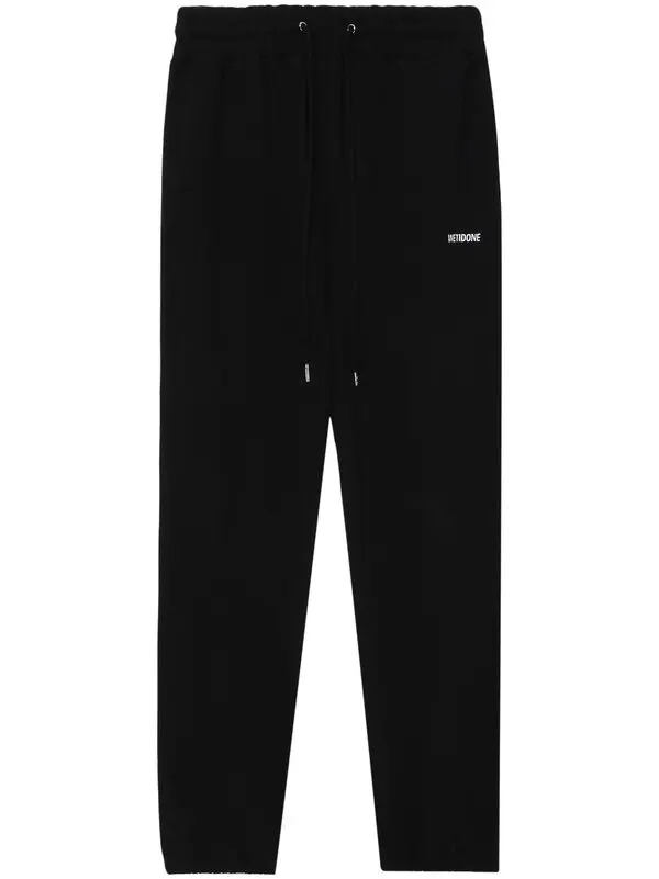 We11Done Logo-print Cotton Track Trousers