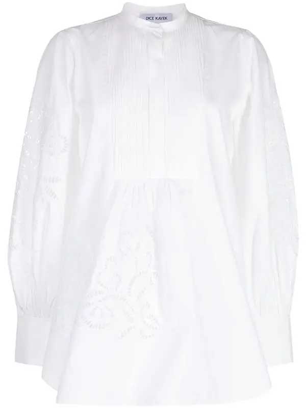 Dice Kayek Embroidered Cotton Blouse