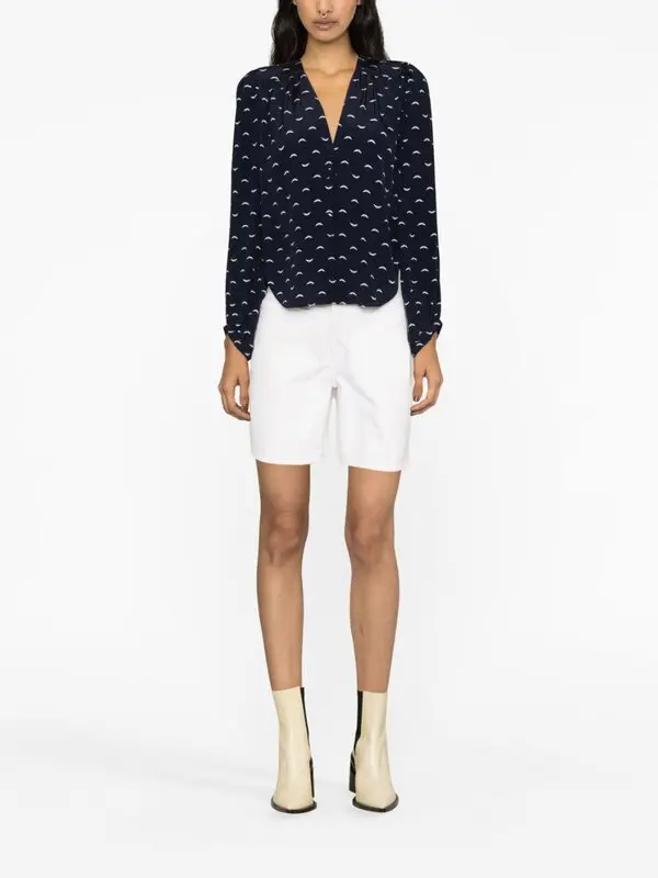 Zadig&Voltaire Graphic-print Long-sleeved Blouse