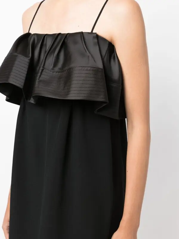 Dice Kayek Satin-finish Ruffled Maxi Dress