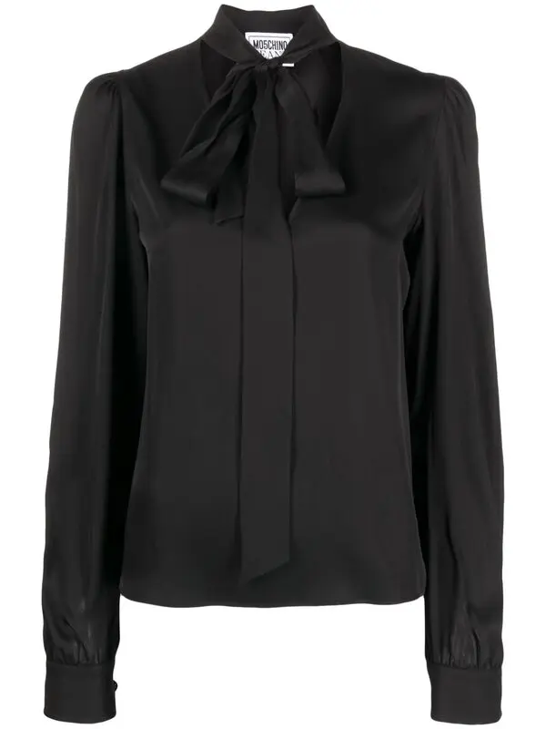 Moschino Pussy-bow Collar Blouse