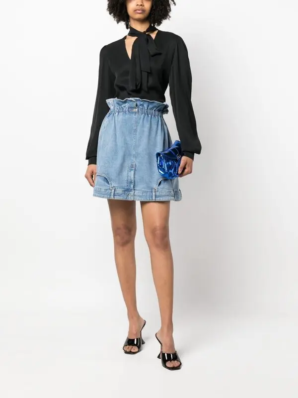 Moschino Pussy-bow Collar Blouse