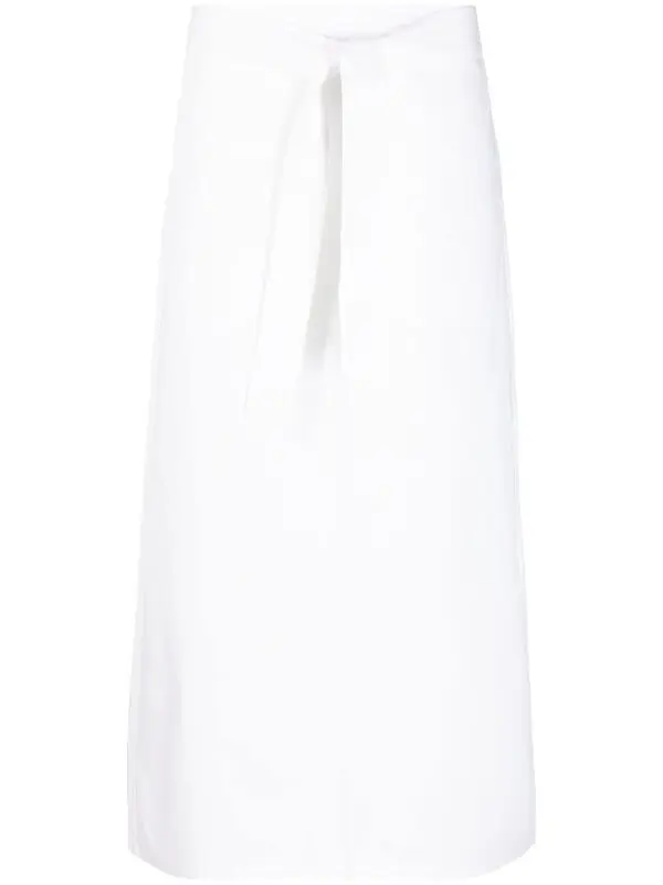 TOTEME Tie-waist Midi Skirt