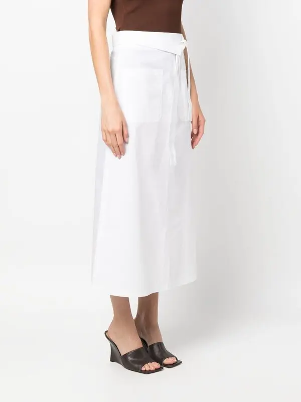 TOTEME Tie-waist Midi Skirt