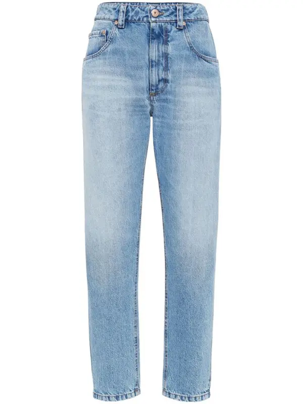 Brunello Cucinelli Distressed Denim Jeans