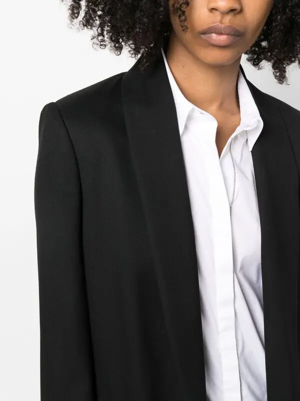 Brunello Cucinelli Shawl Lapels Open-front Blazer