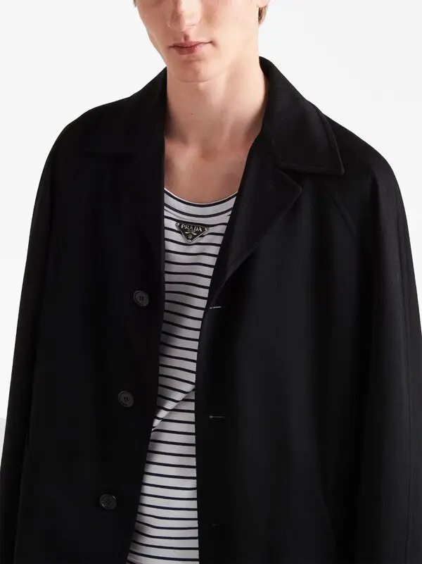 Prada Triangle-logo Striped Tank Top