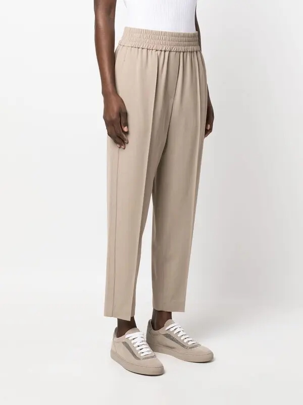 Brunello Cucinelli Cropped Tapered Trousers