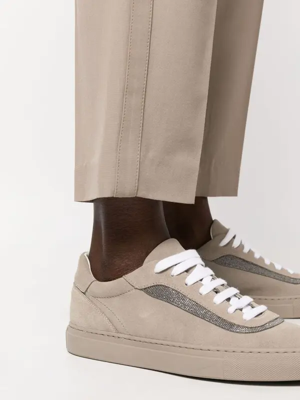 Brunello Cucinelli Cropped Tapered Trousers