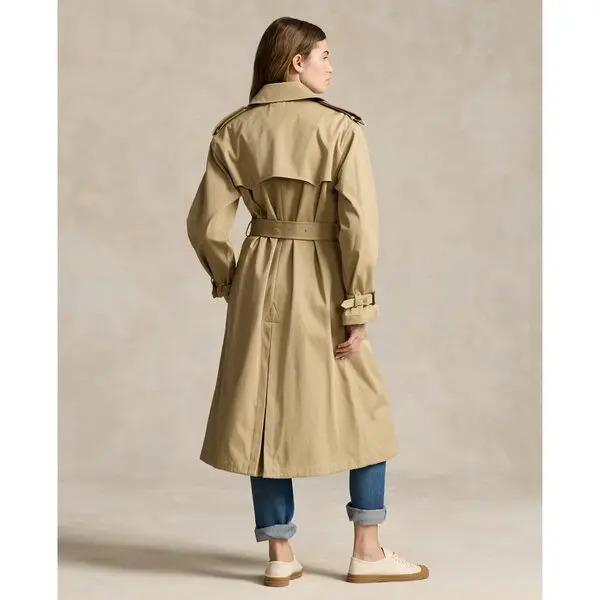 Ralph Lauren Double-breasted Cotton-blend Twill Trench Coat