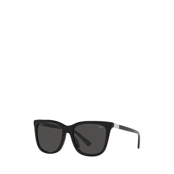 Ralph Lauren Polo Square Sunglasses - Shiny Black