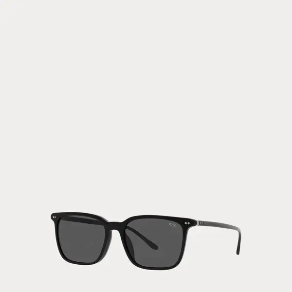 Ralph Lauren Heritage Square Sunglasses - Shiny Black