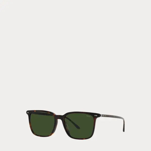 Ralph Lauren Heritage Square Sunglasses - Shiny Dark Havana