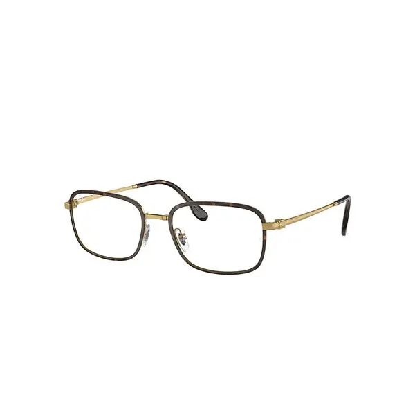 Ray-ban Optics Eyeglasses Frame With Clear Lenses - Gold