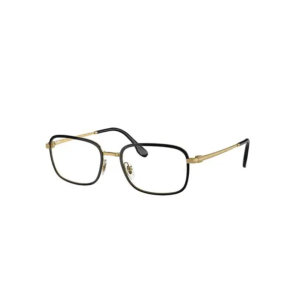 Ray-ban Rb6495 Optics Eyeglasses Frame Clear Lenses Polarized - Gold