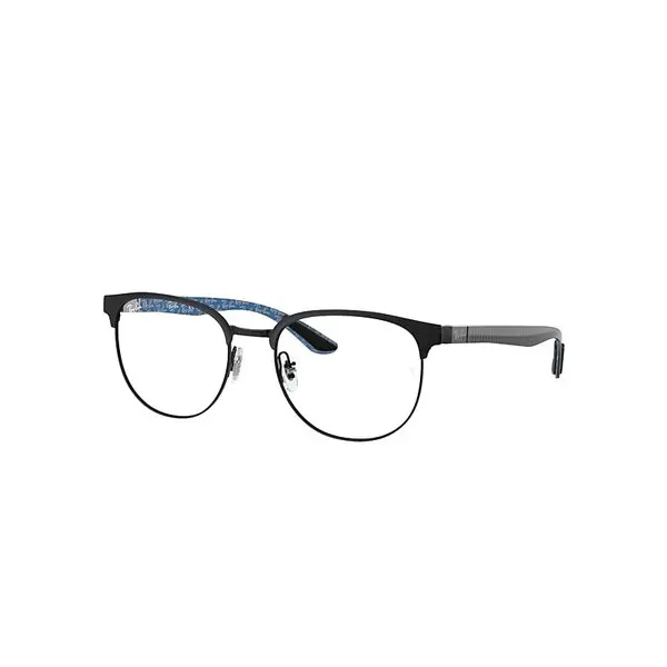 Ray-ban Rb8422 Optics Eyeglasses - Dark Carbon On Blue