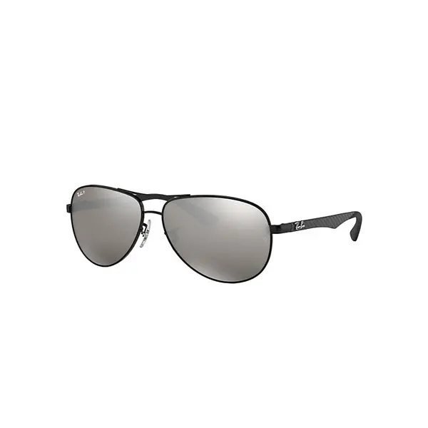 Ray-ban Carbon Fibre Aviator Sunglasses - Black