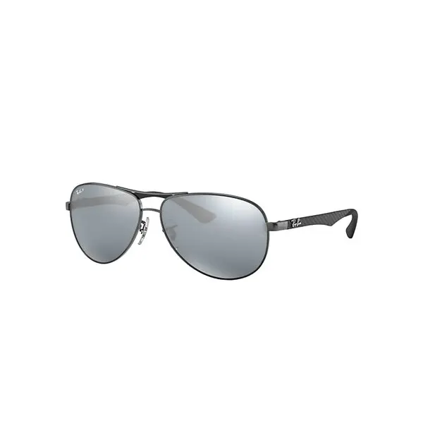 Ray-ban Carbon Fibre Aviator Sunglasses - Gunmetal