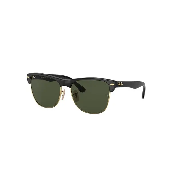 Ray-ban Clubmaster Oversized Sunglasses - Black On Gold
