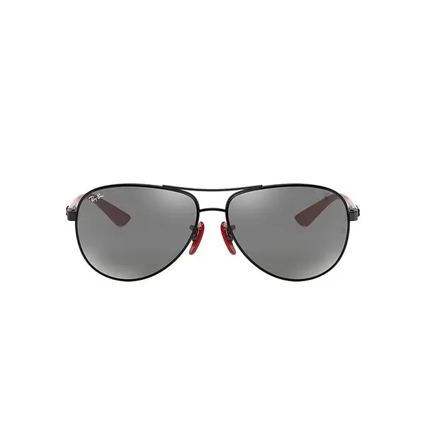 Ray-ban Scuderia Ferrari Collection Aviator Sunglasses - Black