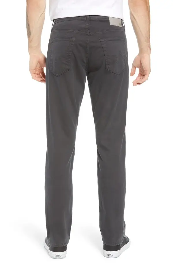 Ag Everett Sueded Stretch Sateen Straight Fit Pants