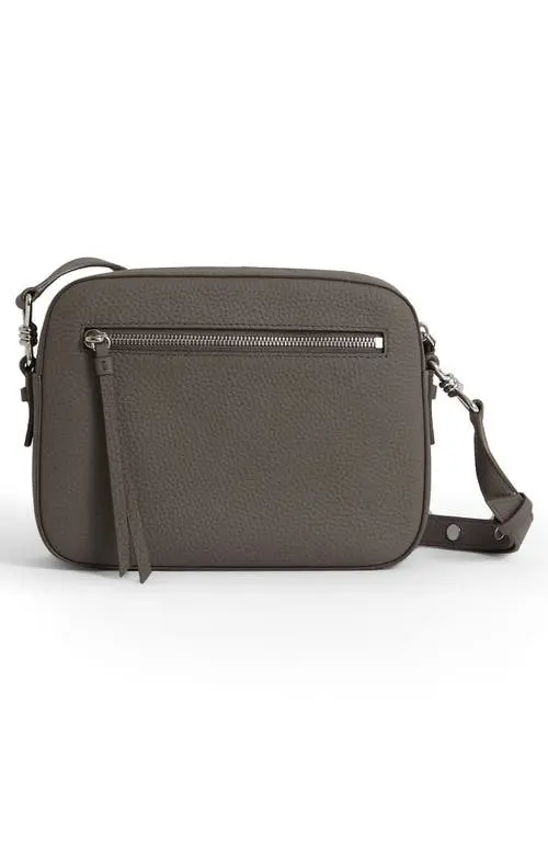 ALLSAINTS Captain Square Leather Crossbody Bag