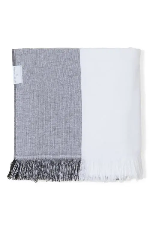 Barefoot Dreams Colorblock Organic Cotton Oversize Towel