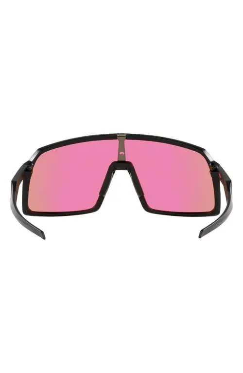 Oakley Sutro Prizm Wrap Shield Sunglasses - Matte Black