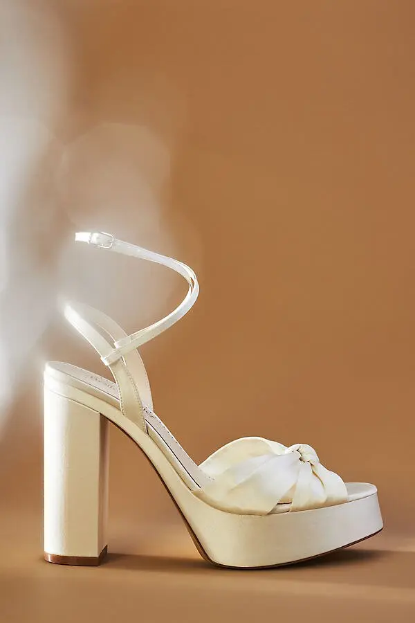 BELLA BELLE Platform Heels - White