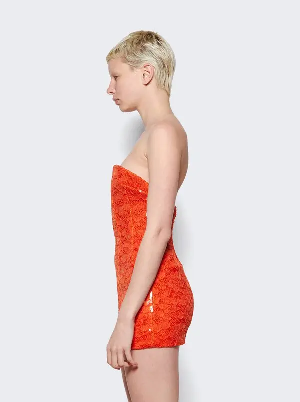 LAQUAN SMITH Strapless Mini Dress