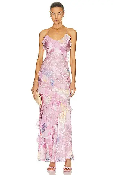 LoveShackFancy Rialto Dress In Pink