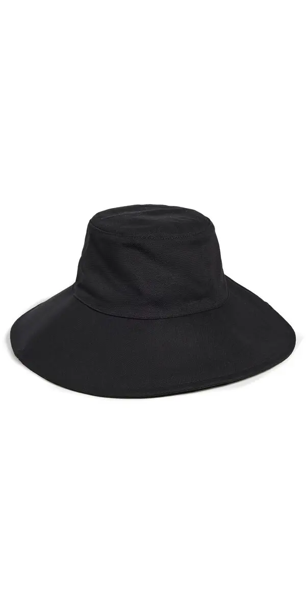 Jenni Kayne Cotton Canvas Sun Hat In Black - 50% Off 